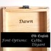 Celtic Raven Small Wooden Box : Free Custom Engraving - Etsy