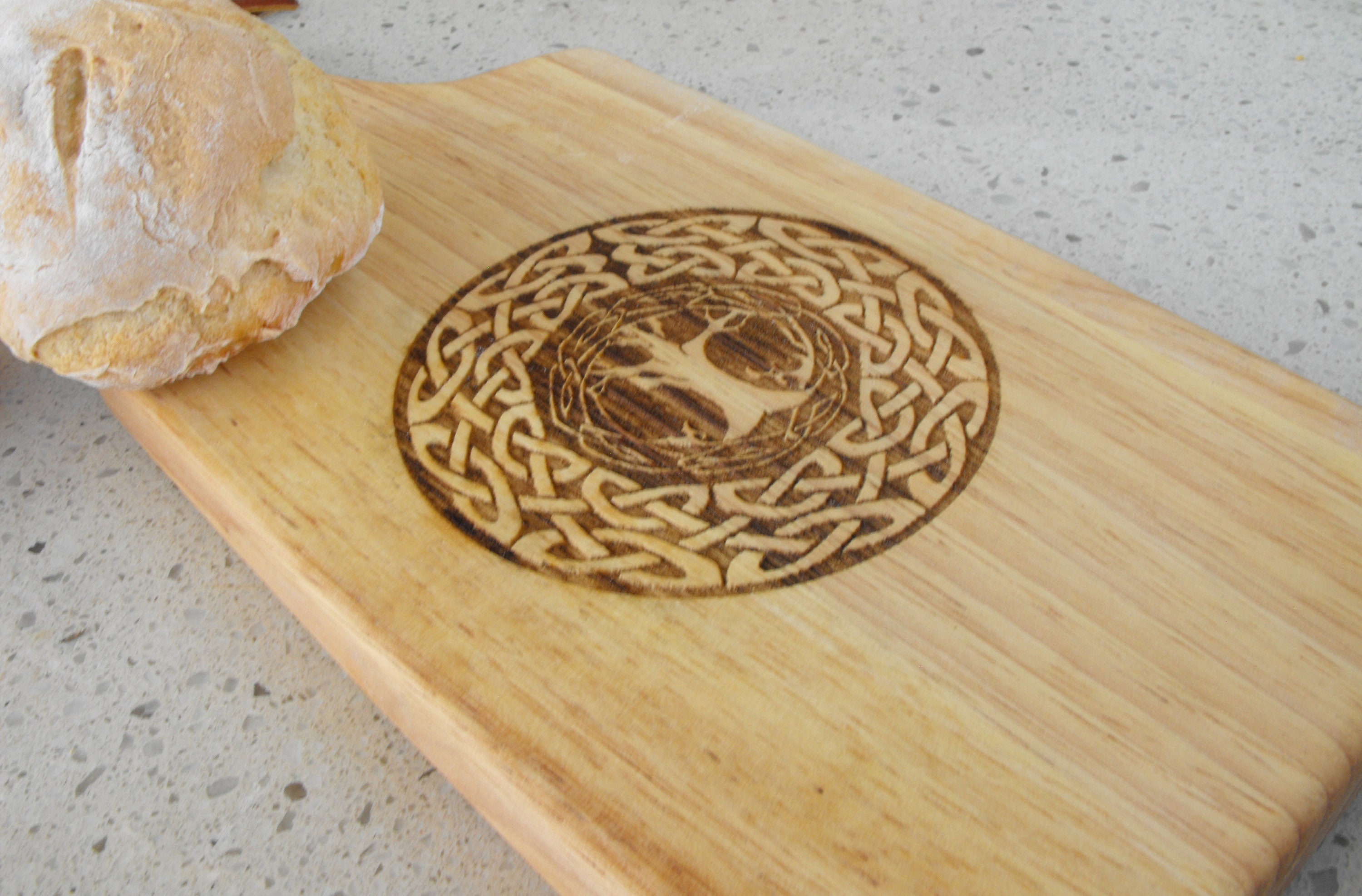 Tree of Life Cutting Board With Handle 13 X 5 1/2 | Etsy