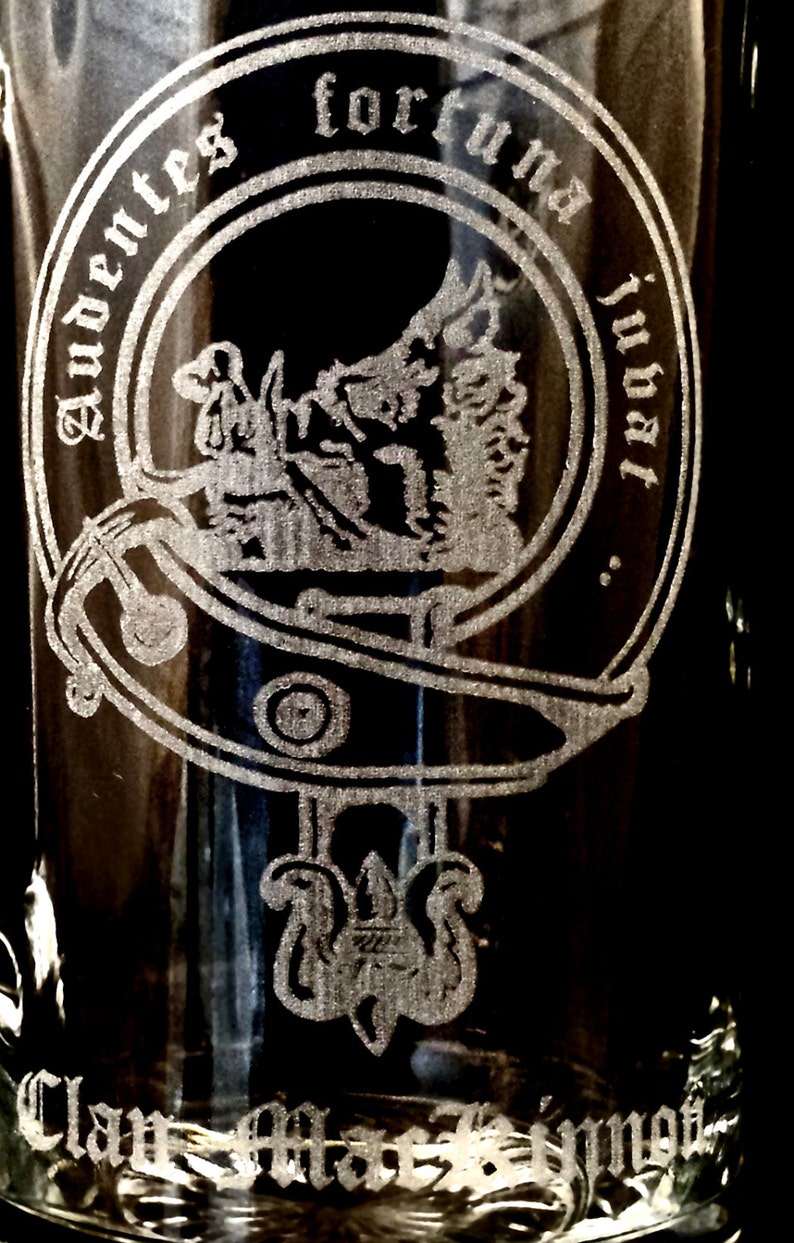 Clan MacKinnon Scottish Crest Stein: Free Shipping & | Etsy