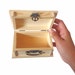Custom Family Crest Latched Wooden Box : Free Engraved Personalization ...