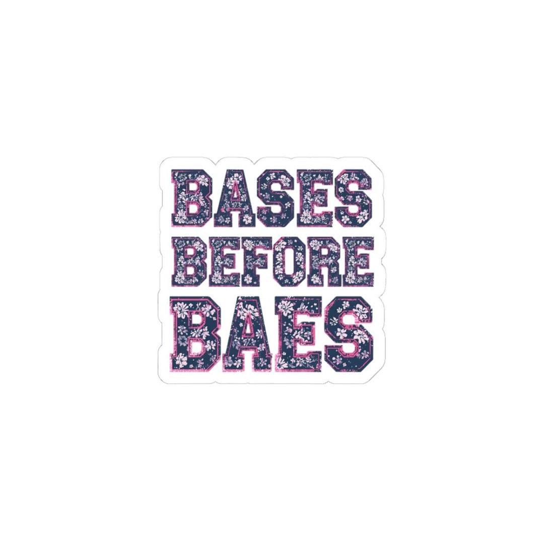Bases Before Baes Sticker: Funny Sports Decal, Laptop Sticker - Etsy