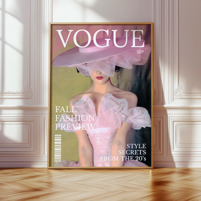 Vogue Poster - Etsy