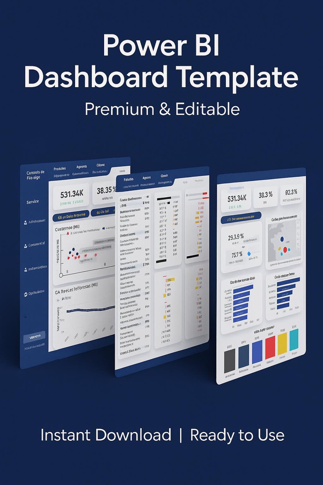 Power BI P&L Dashboard Custom Waterfall, Forecast Cost Allocation - Etsy
