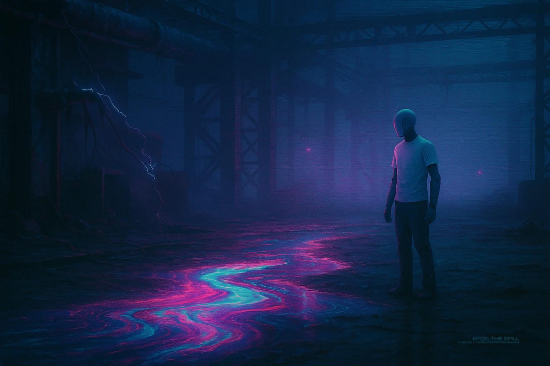 Cyberpunk Poster: Fluorescent Dystopian Digital Wall Art - Etsy