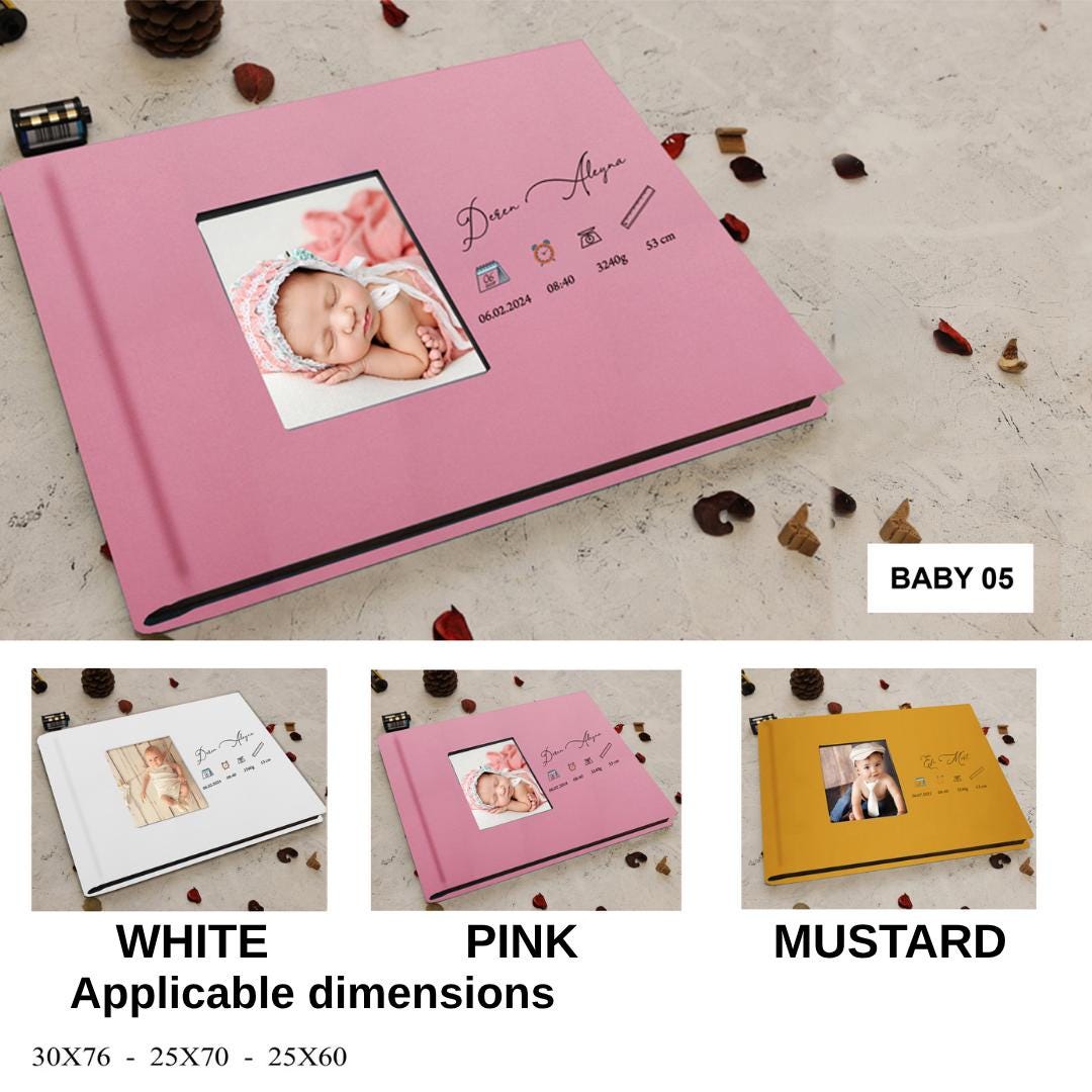 Personalized Panoramic Photo Album – Luxury Memory Book, Baby Gift - Etsy