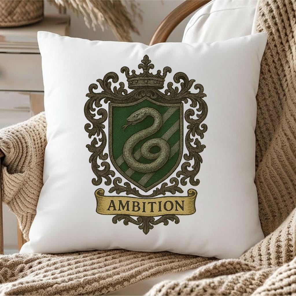 Wizard House DTF Transfer, Snake Emblem, Ambition (heat Transfer) - Etsy