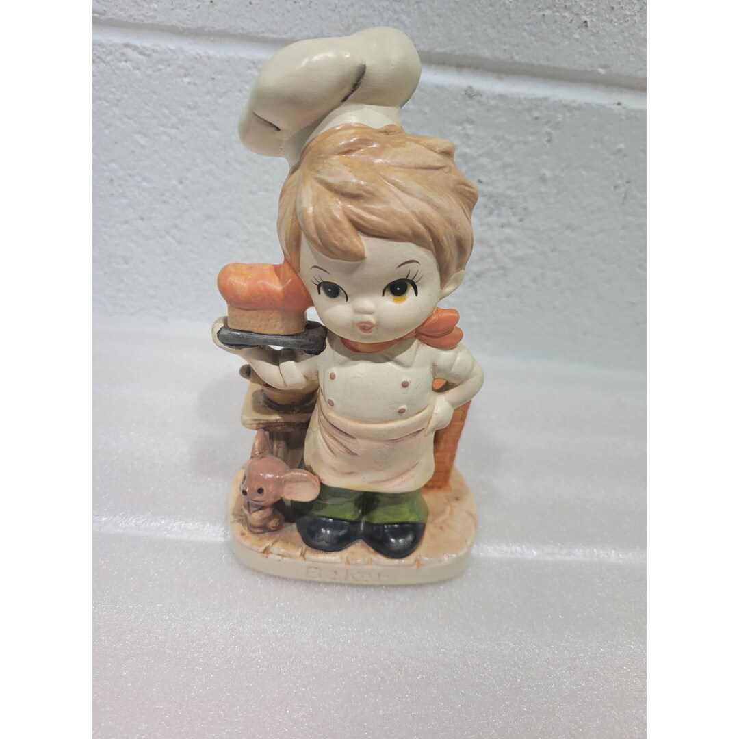 Vintage Price Import Ceramic Baker Figurine Mouse 7-1/4" Taiwan - Etsy