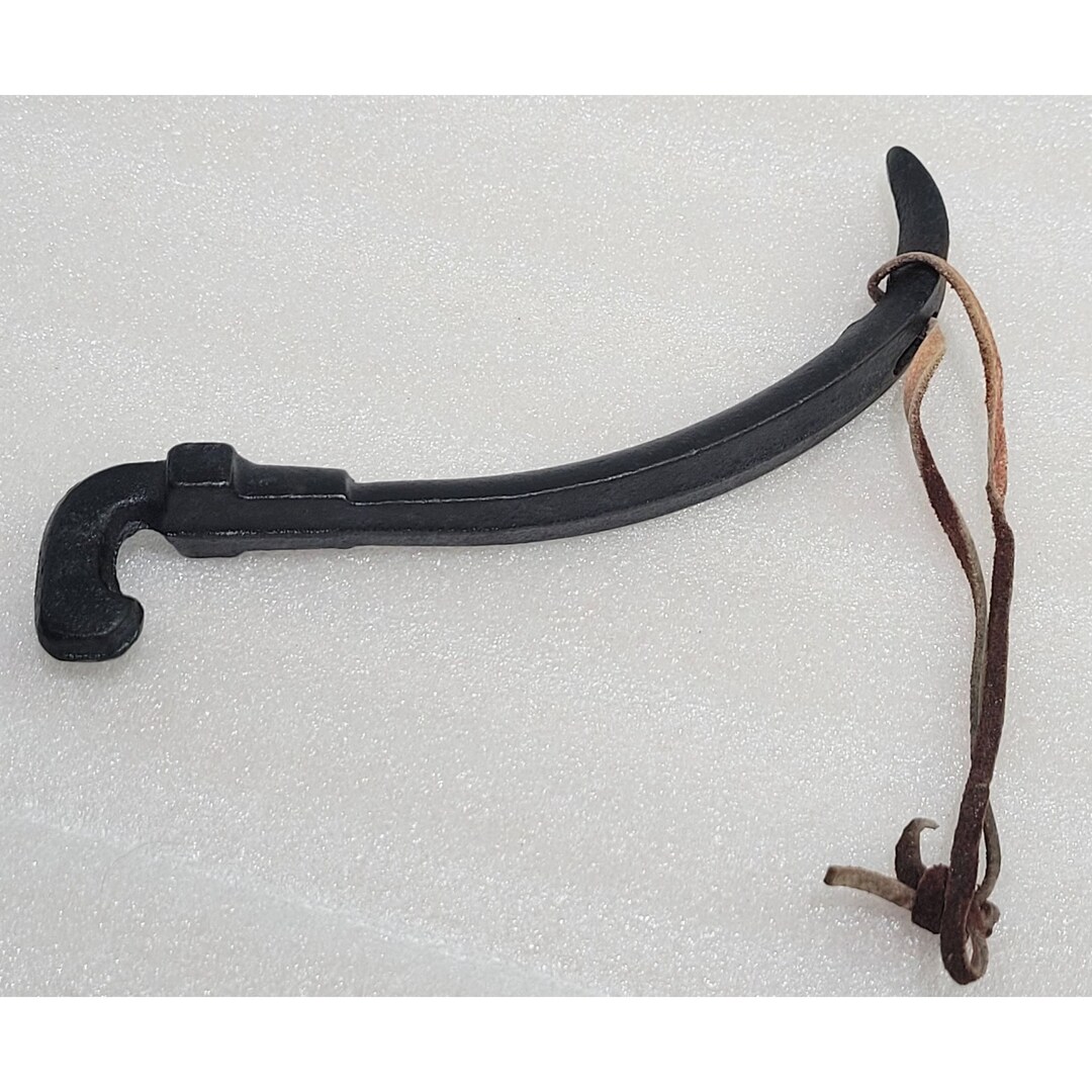 Vintage Cast Iron Stove Pot Lid Lifter Grill - Etsy