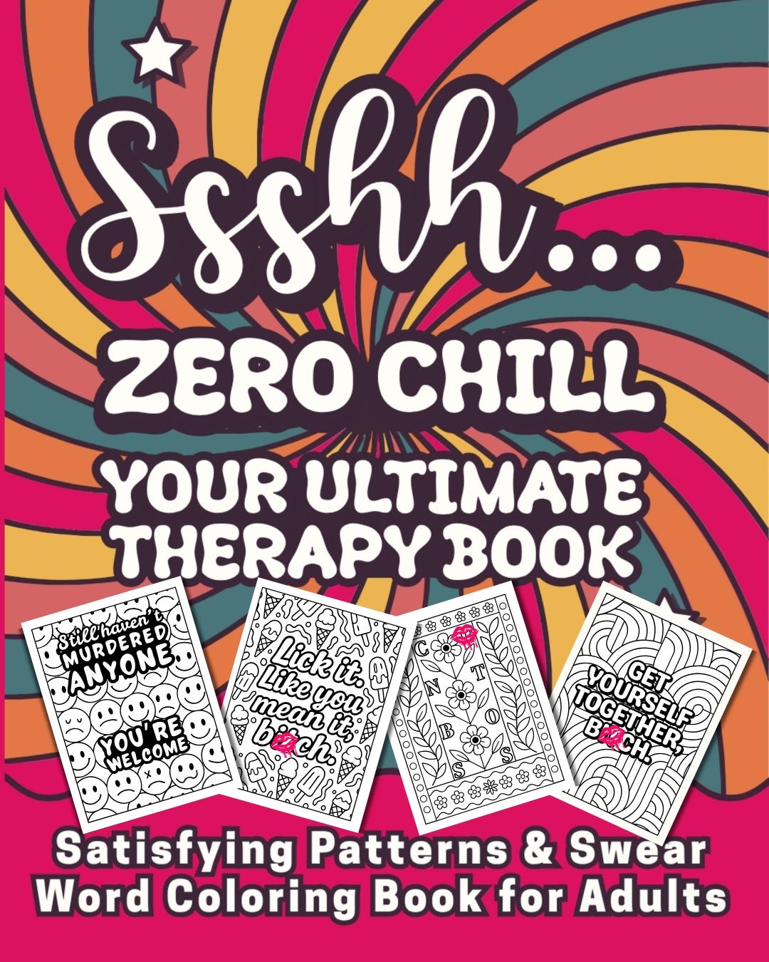 Swear Word Coloring Pages for Adults | Satisfying Patterns & Rage ...