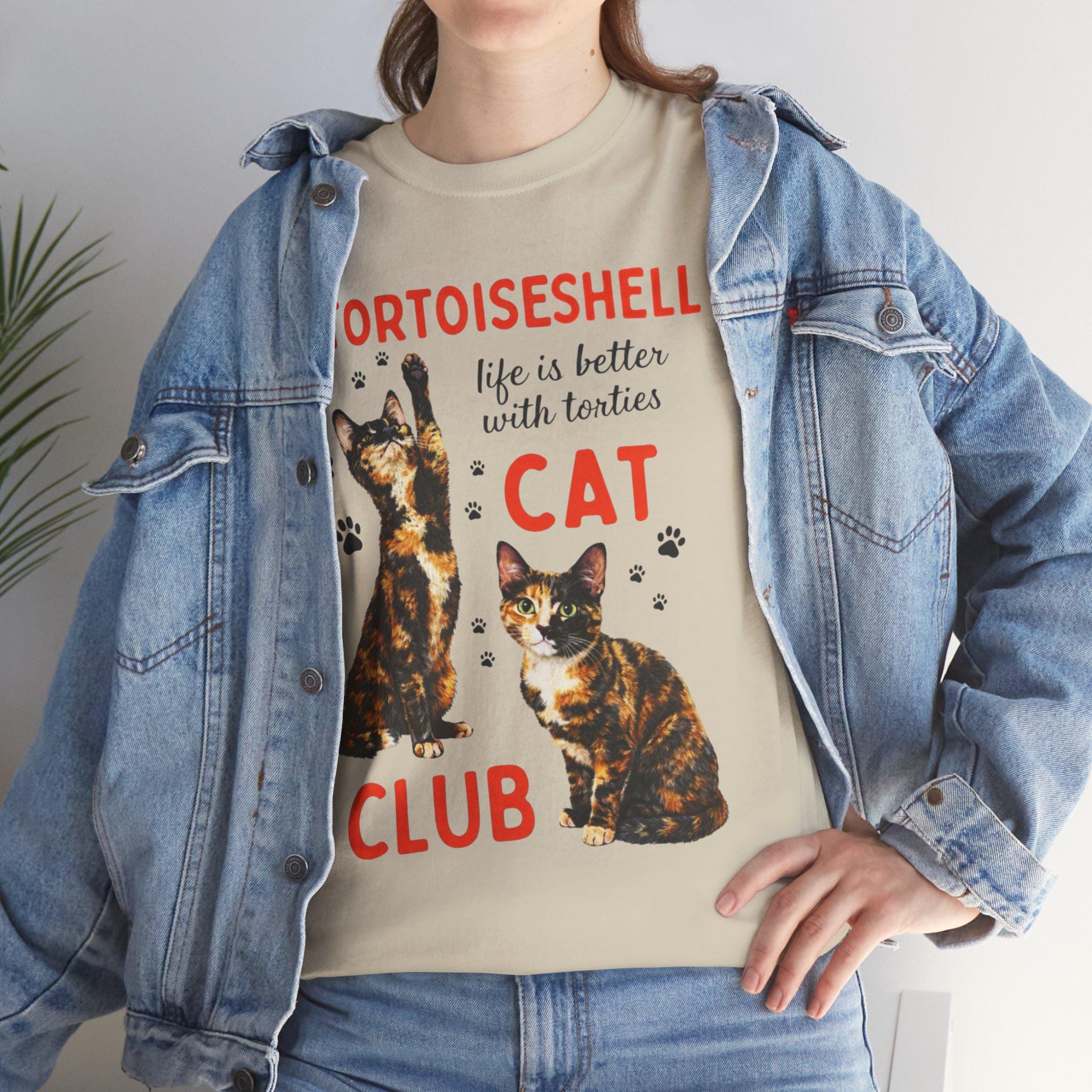 Tortoiseshell Cat Club T-shirt - Etsy