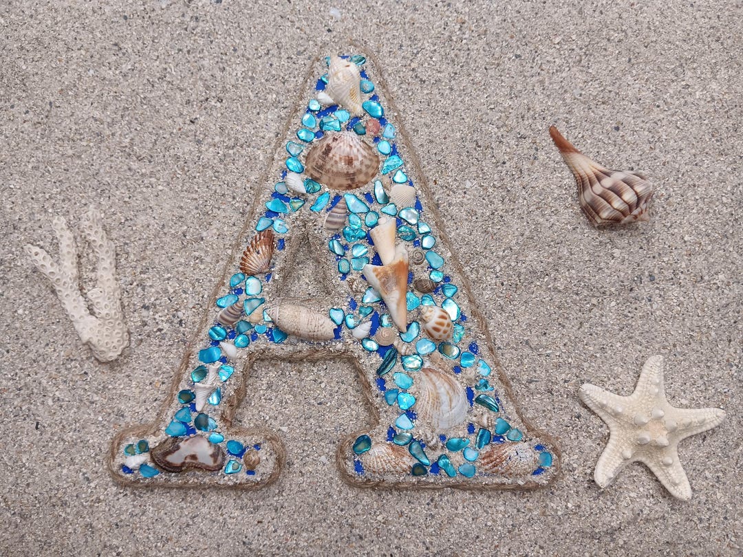 Handmade Wooden Roped Beach Themed Letters - Etsy