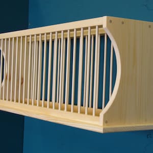 Under Cabinet Wood Plate Dish Rack Cabinet Shelf Kitchen Plates ...