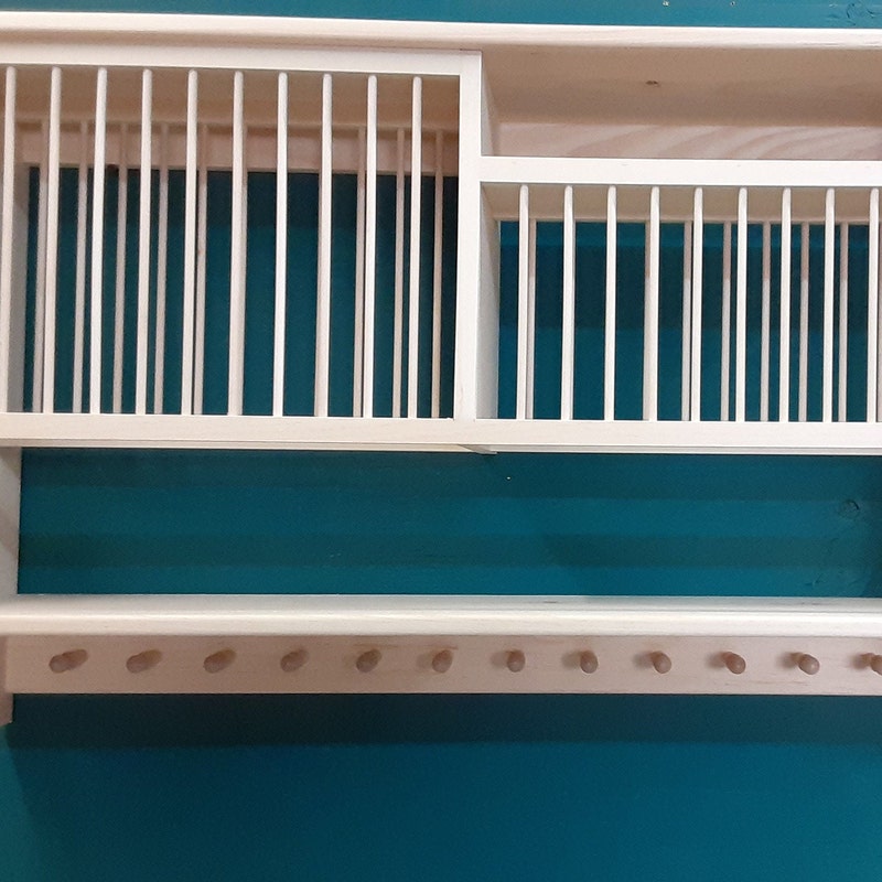 Wooden Plate Rack - Etsy