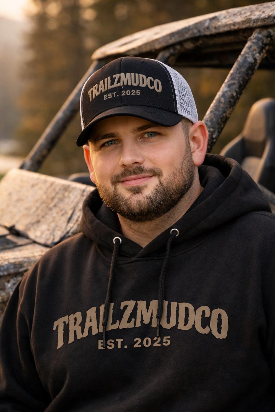Trailzmudco Trucker Hat | Off-road Snapback Cap | Retro Mesh Hat | ATV ...