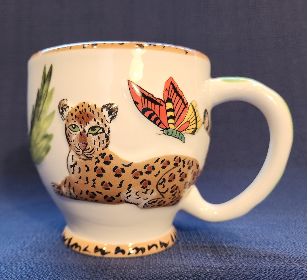 Lynn Chase Jungle Jubilee 4" Coffee Mug - Etsy