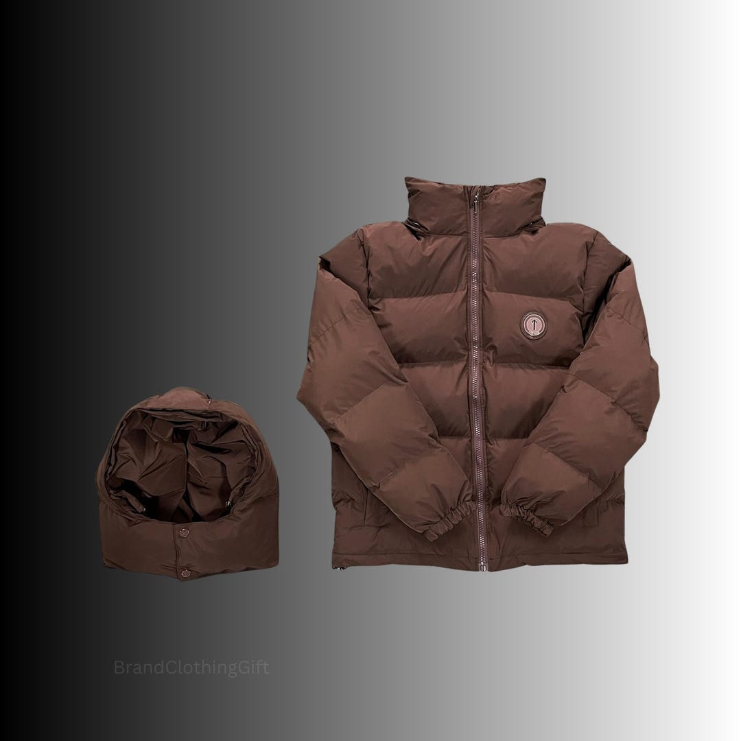 Unisex Trapstar Zip up Brown Jacket Vintage Style Outerwear - Etsy