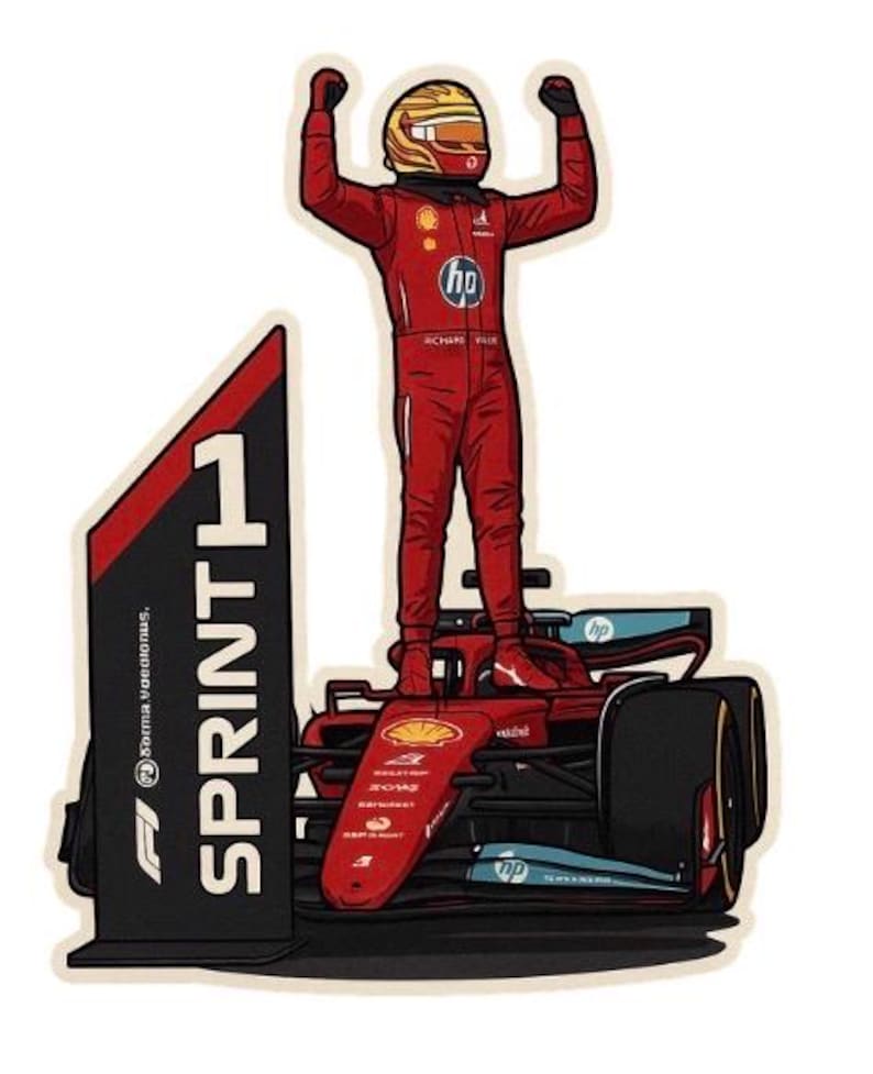 Lewis Hamilton Sticker Pack (12 Stickers) - Etsy