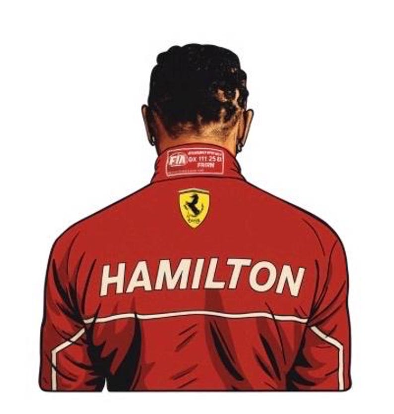 Lewis Hamilton Sticker Pack (12 Stickers) - Etsy