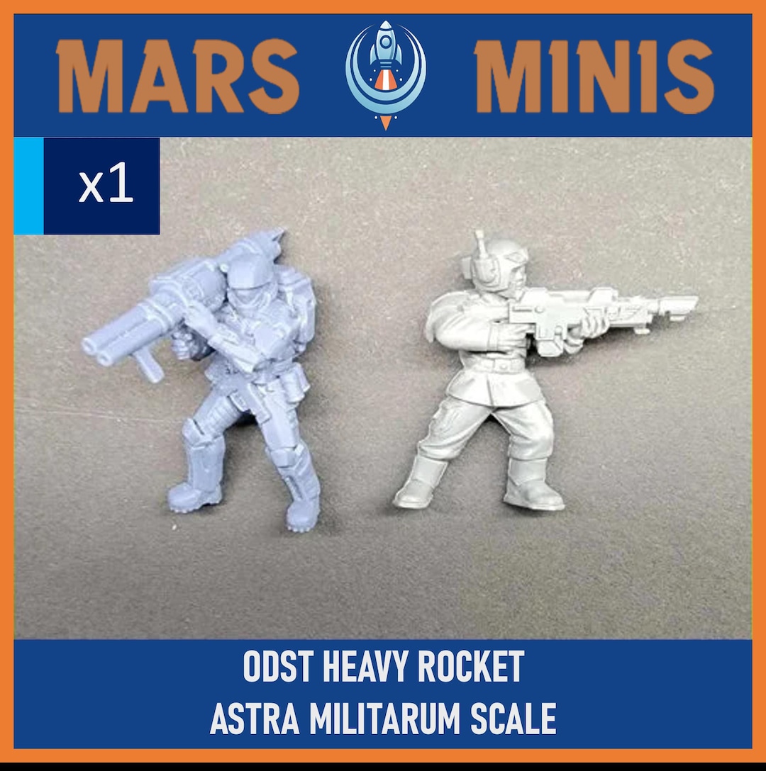 ODST Heavy Armor ROCKET - (1x) - Sized for Guard Scale - 28mm - Etsy