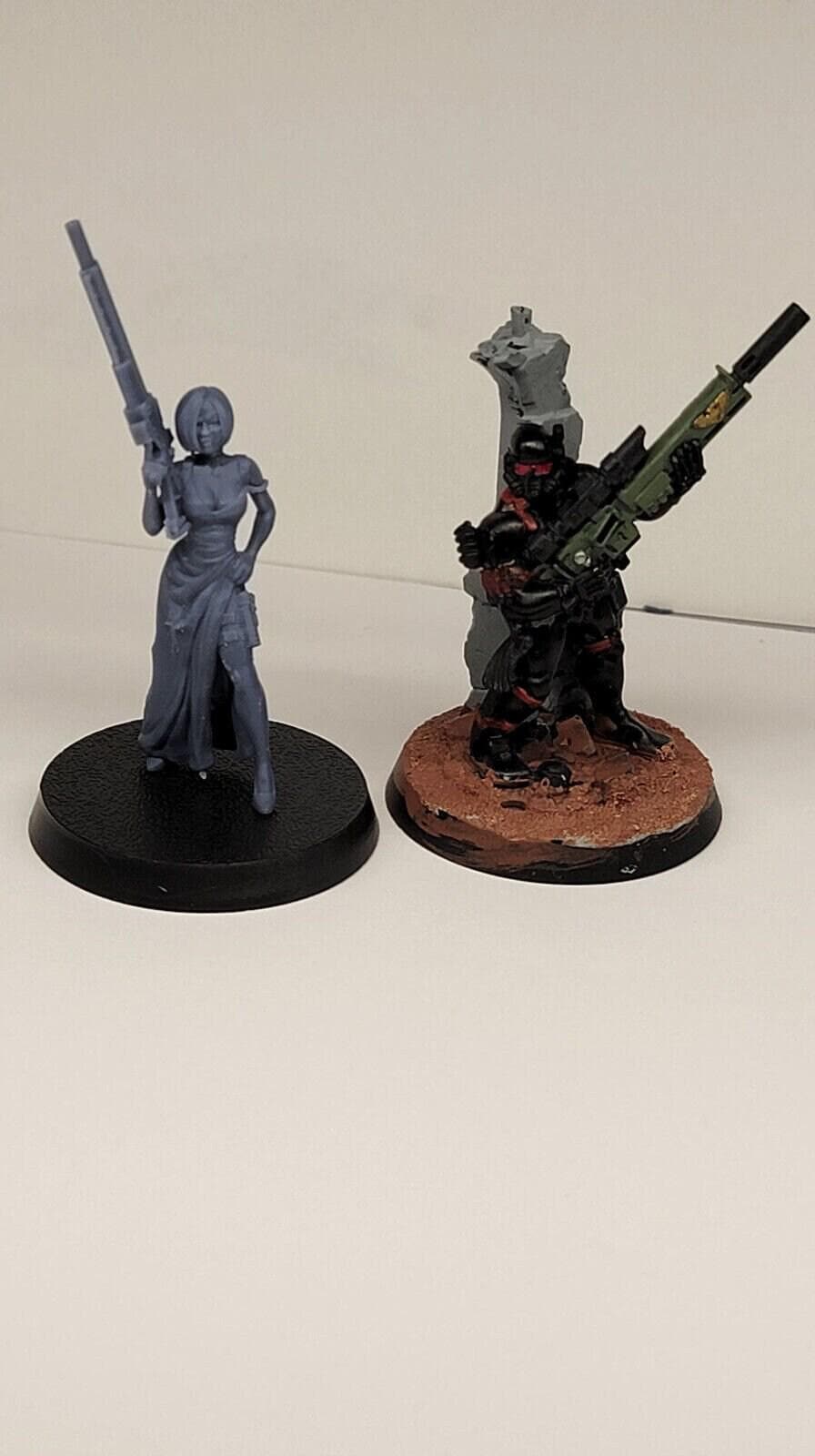 Ada Wong - Vindictive Assassin - (1x) - Sized for Imperial Agent Scale ...