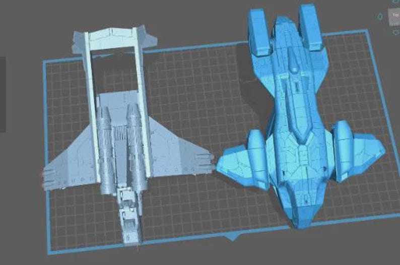 PELICAN - Valkyrie or Vendetta Plane - (STL FILES Only) - Compatible ...