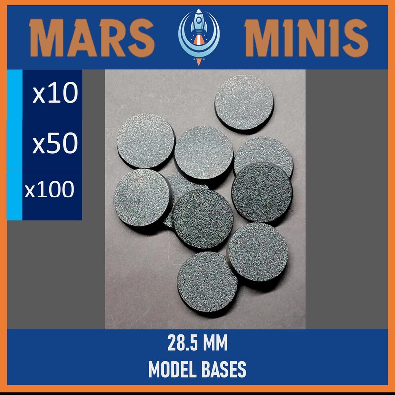 28mm Miniature Bases - Etsy