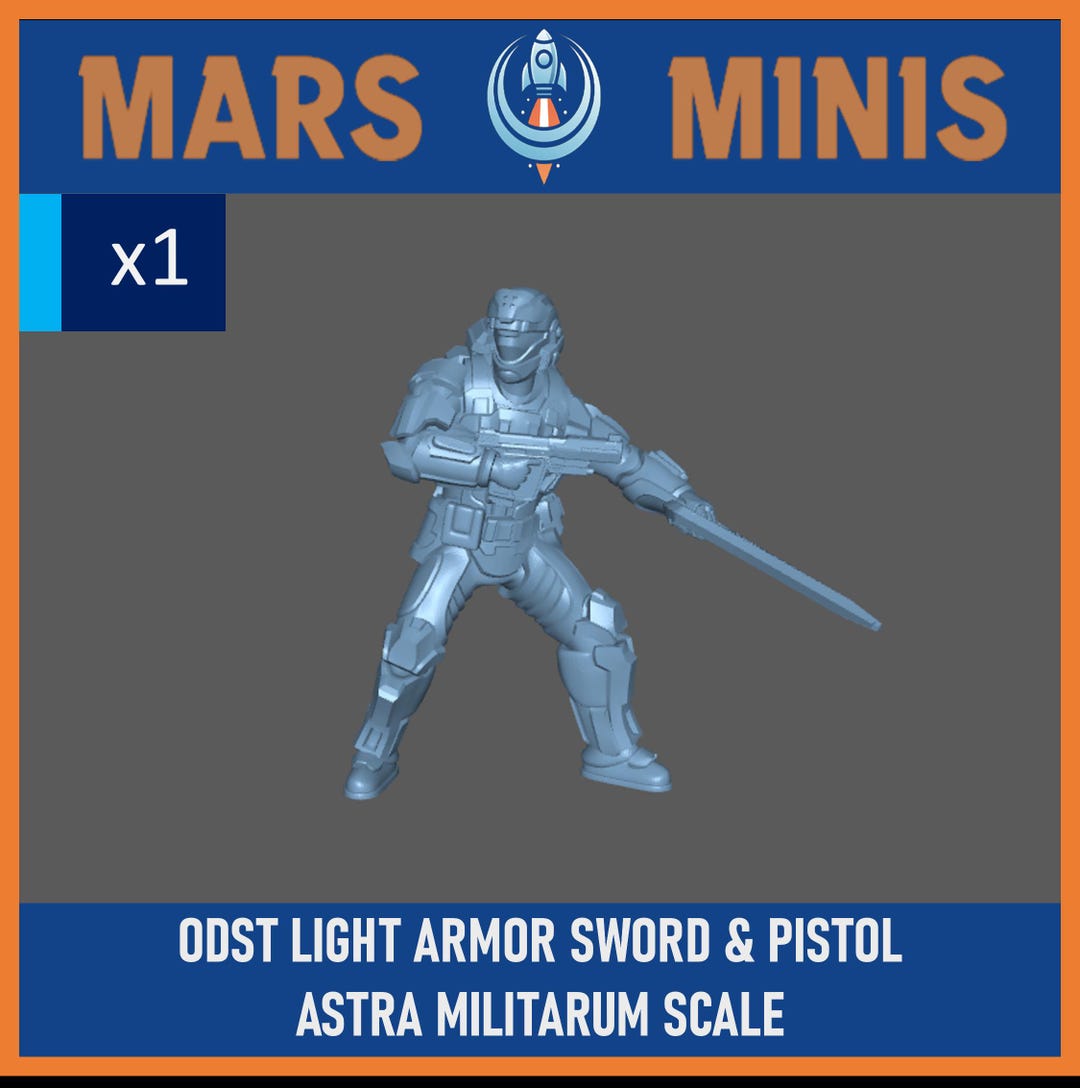 ODST Light Armor SWORD and Pistol - (1x) Compatible With Astra ...