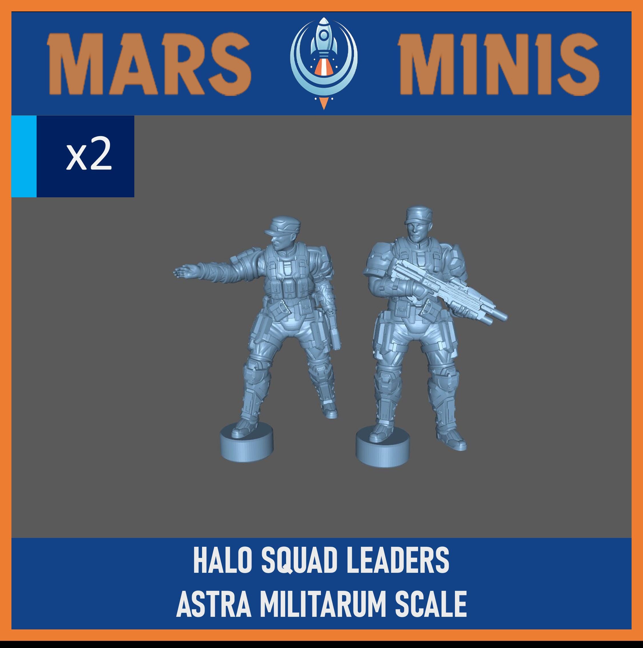 SQUAD LEADERS - (2x) - Sized for Guard Scale - 28mm - Etsy