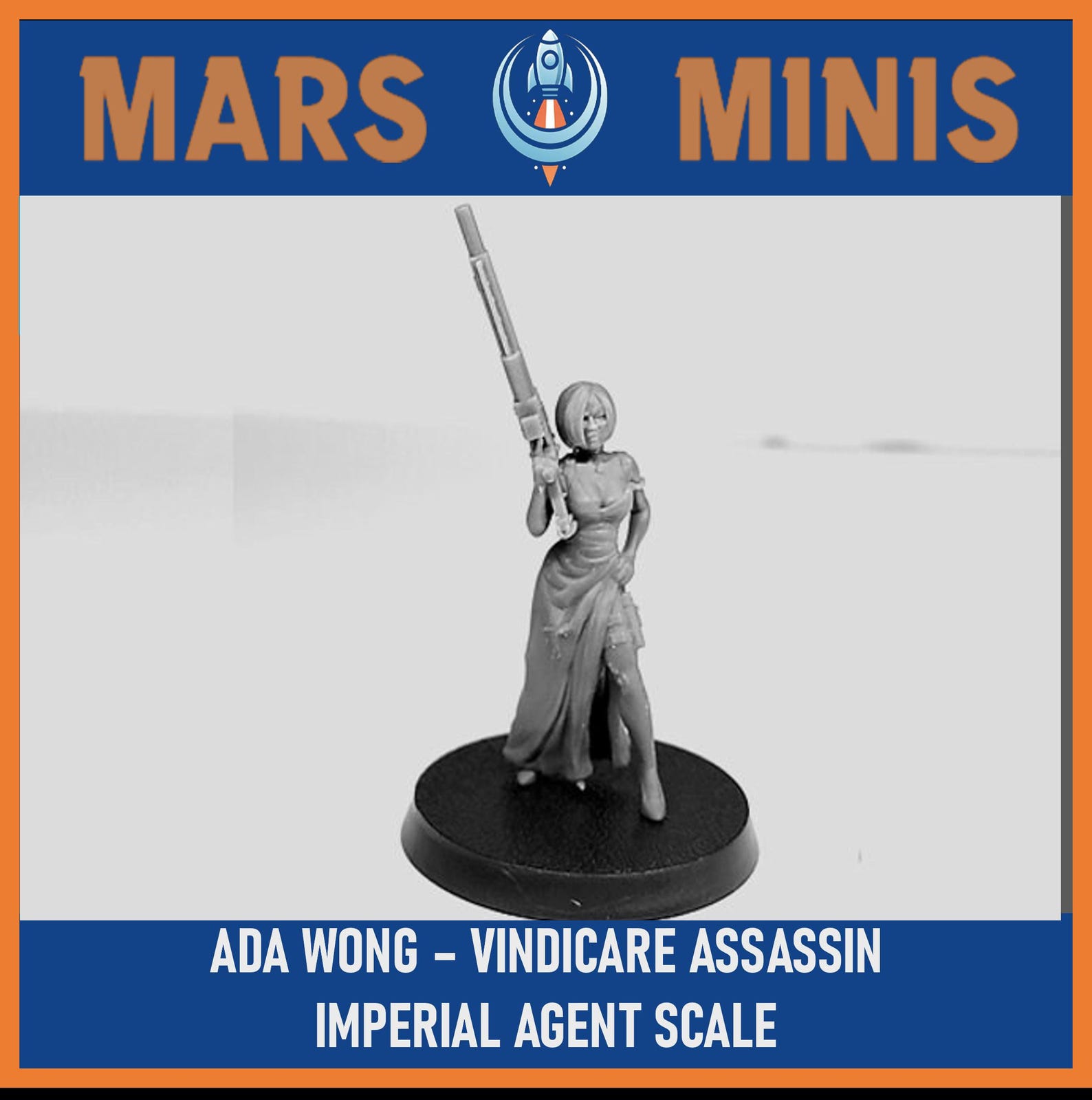 Ada Wong - Vindictive Assassin - (1x) - Sized for Imperial Agent Scale ...