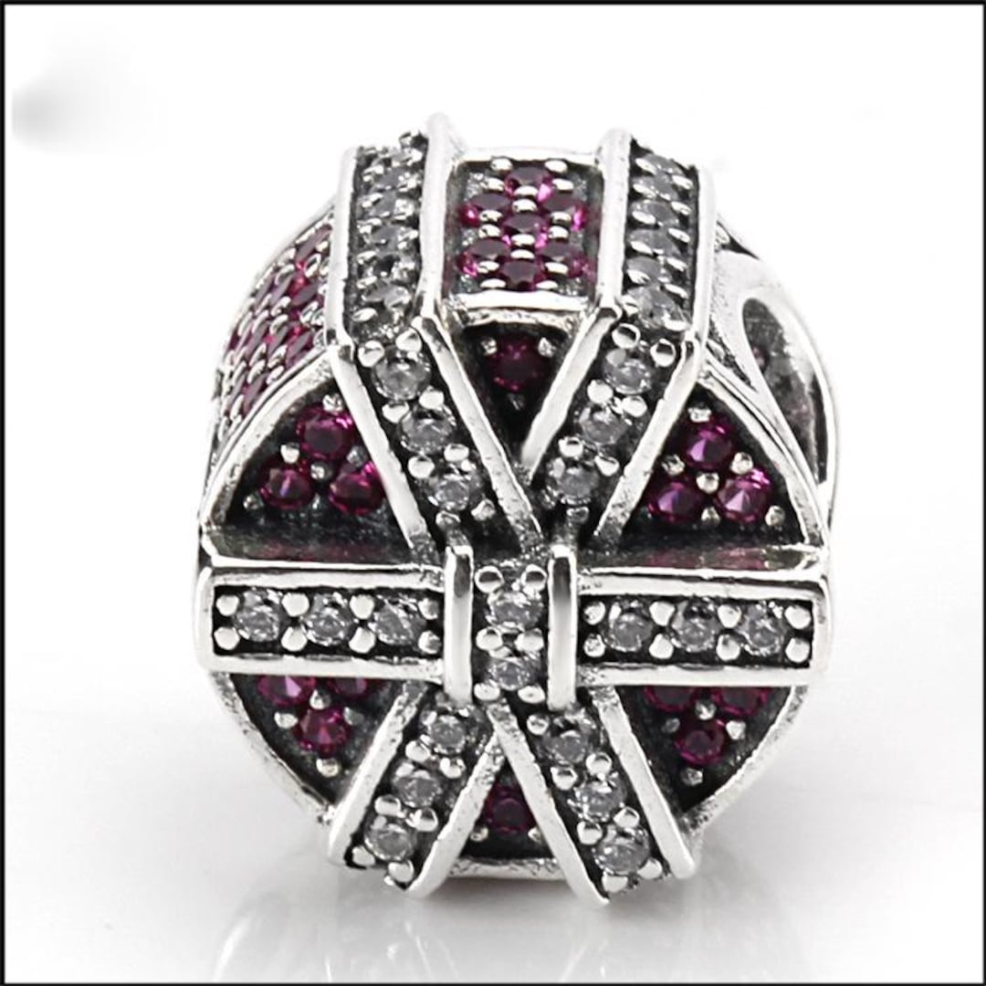 Pandora Red Shimmer Charm Rare in Uk Now Retired - Etsy