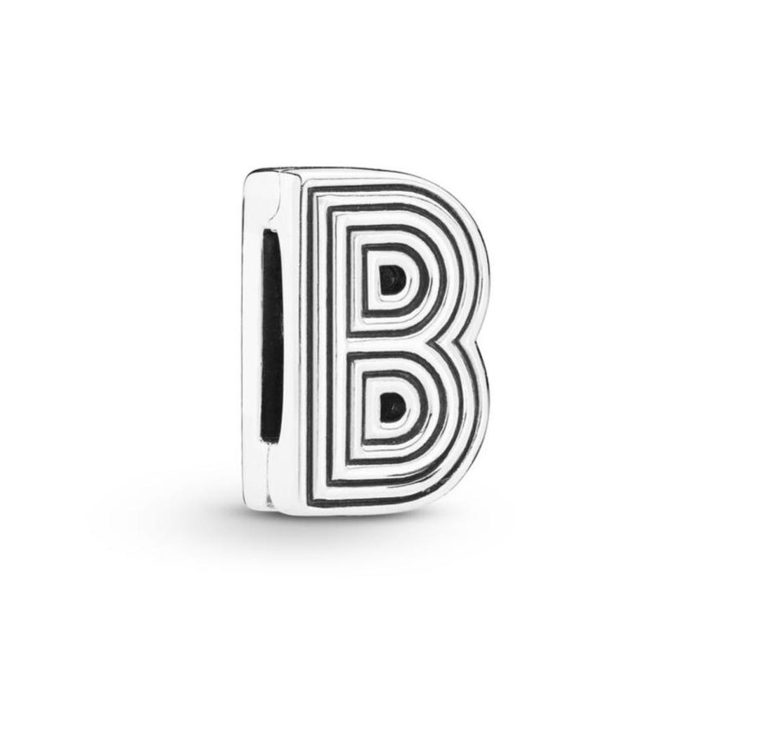 Pandora Alphabet Letter A-z Clip Initial, Symbol Reflexions Charm Ale ...