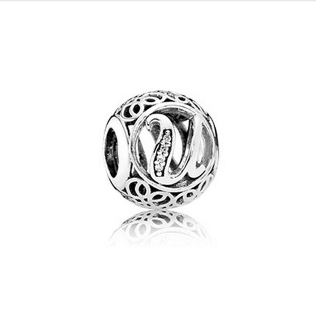 Pandora Uk Alphabet Letter, Initial, Vintage, Bracelet Charm, A-z, S925 ...