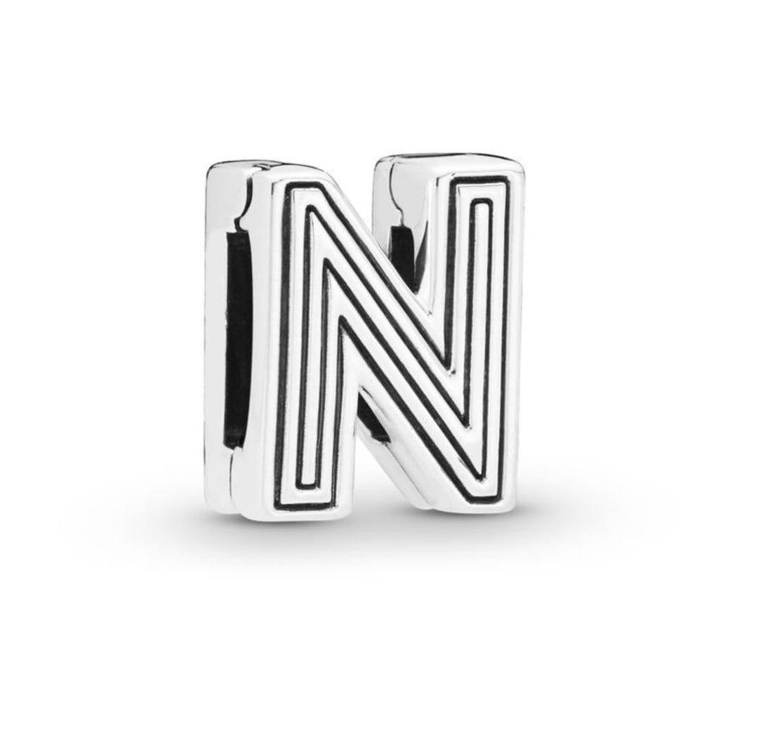 Pandora Alphabet Letter A-z Clip Initial, Symbol Reflexions Charm Ale ...
