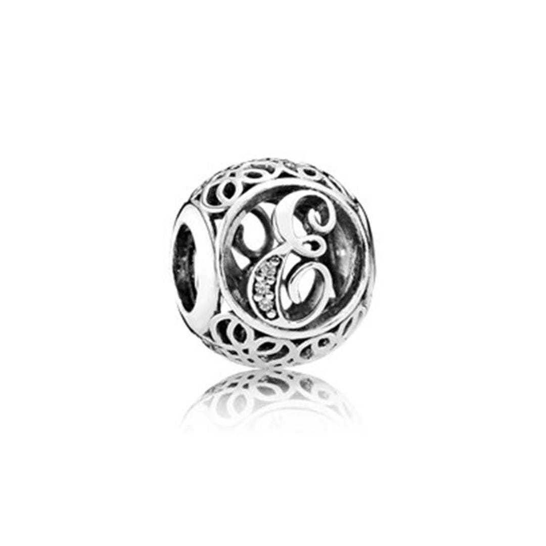 Pandora Uk Alphabet Letter, Initial, Vintage, Bracelet Charm, A-z, S925 ...