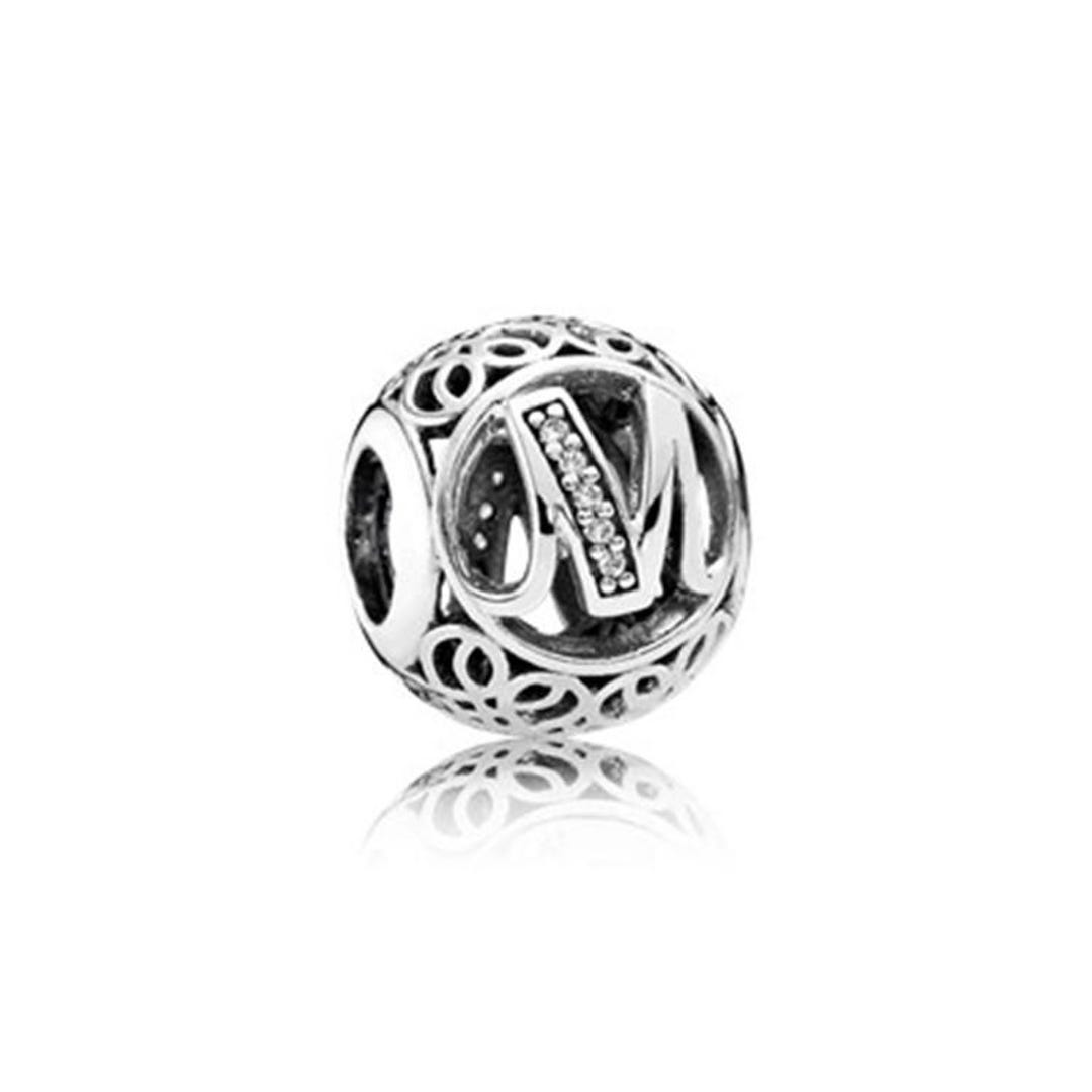 Pandora Uk Alphabet Letter, Initial, Vintage, Bracelet Charm, A-z, S925 ...