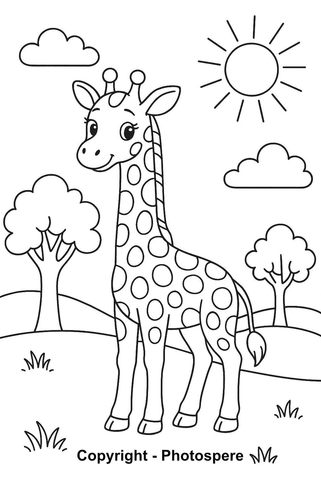 Animal Coloring Pages for Children - Etsy