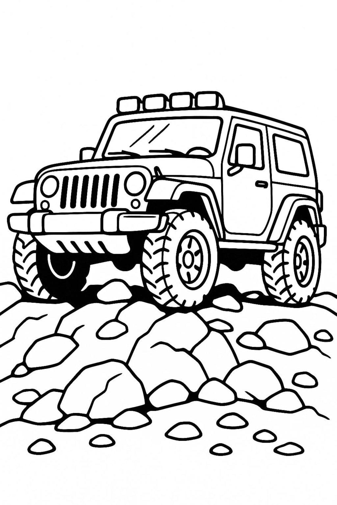 Kids Car Coloring Pages | 4 Printable Coloring Sheets for Boys | Simple ...