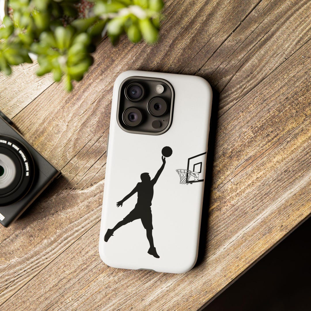 Basketball Dunk Silhouette Phone Case | Sports iPhone Case | Gift for ...