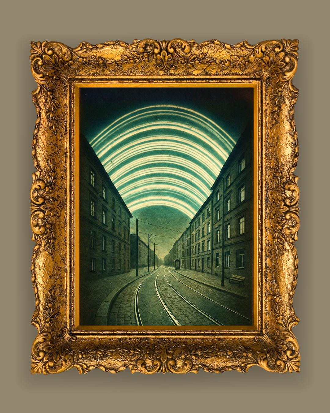 Sunwritten Monuments: City Tram Curve Digital Print - Etsy UK