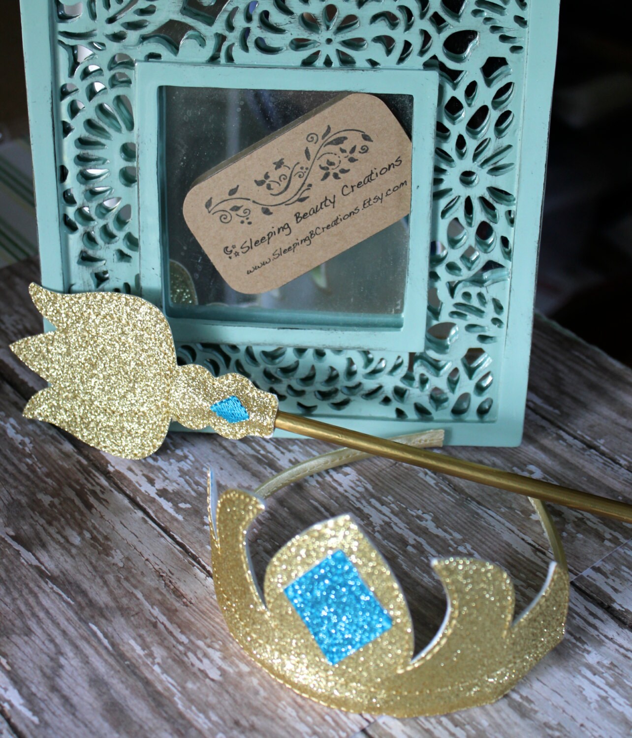 Snow Queen-inspired Tiara and Scepter Set Glitter Dress-up | Etsy