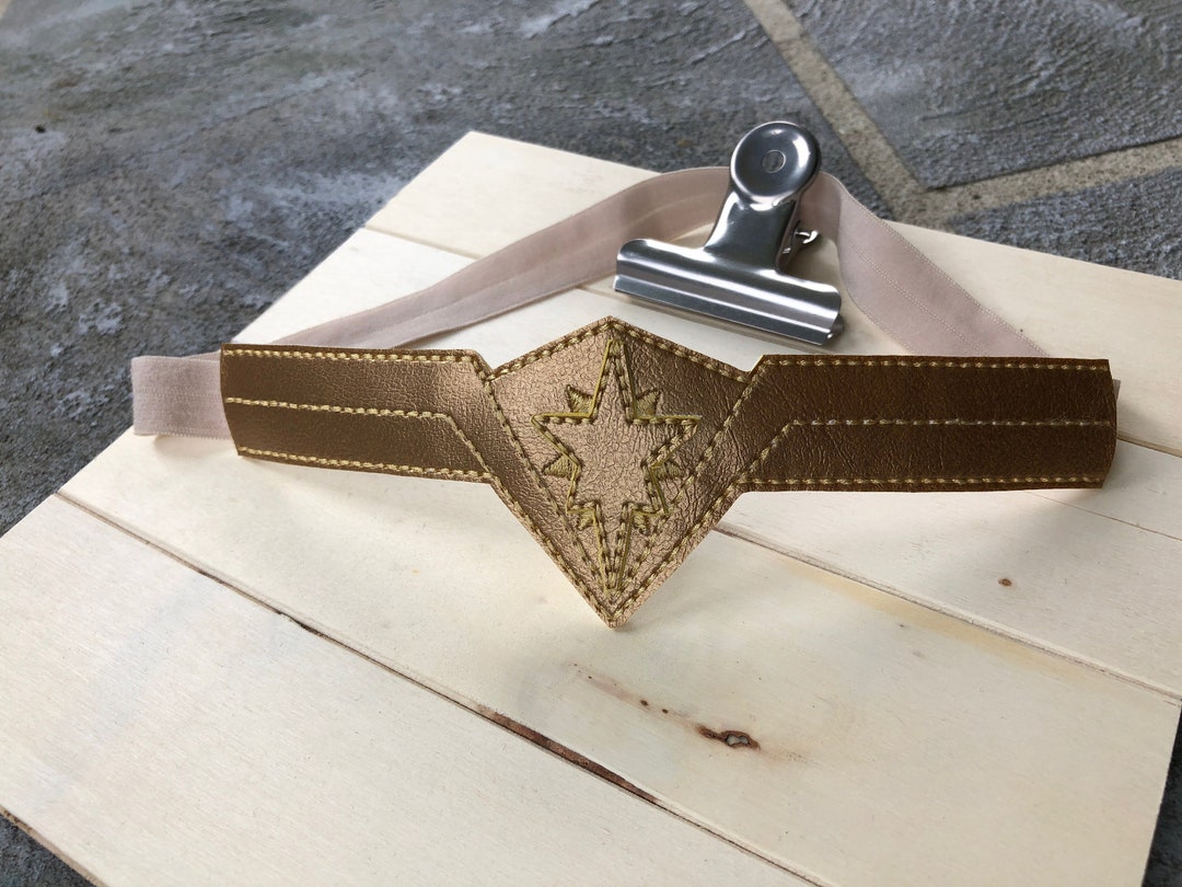Wonder Woman Headpiece- New Movie Inspired- Metallic Canvas and Felt ...