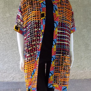 Women's Duster African Print Duster Coat Dress - Etsy