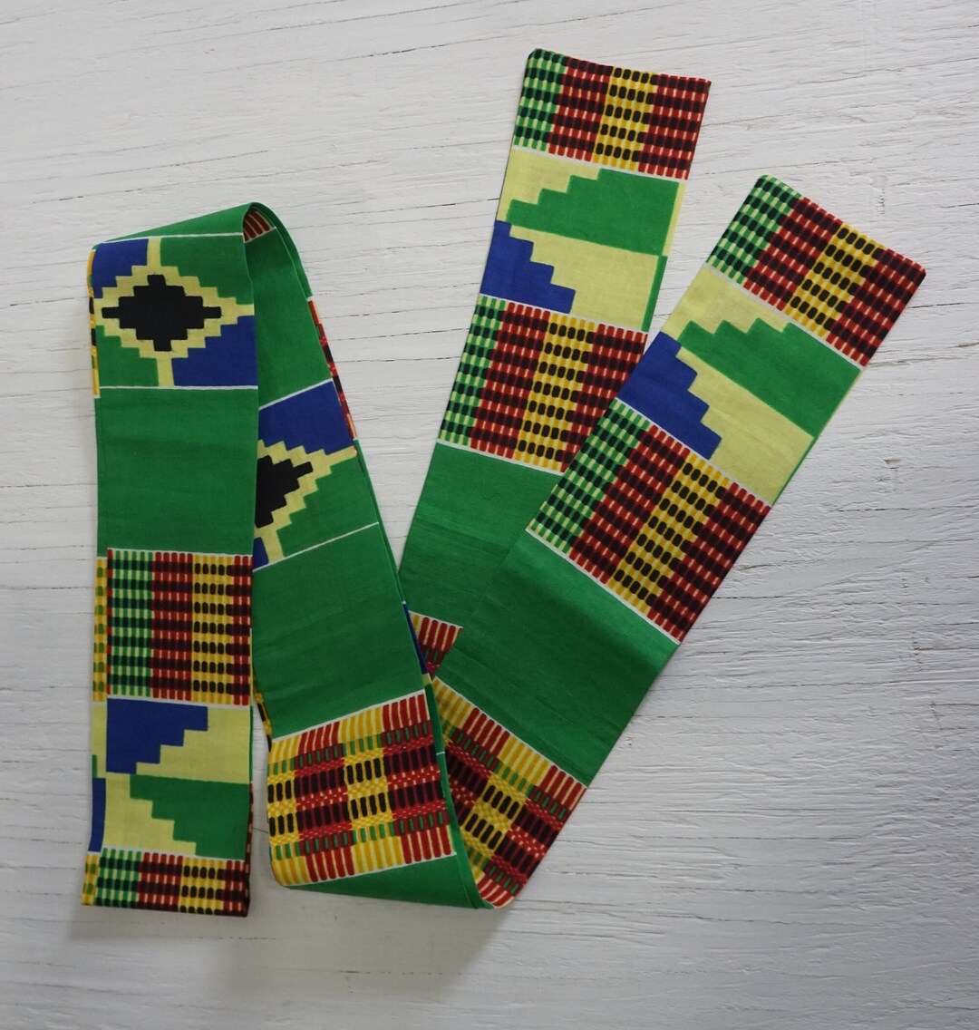 African Print Sash, Wax Print Sash, African Print Tie/belt - Etsy