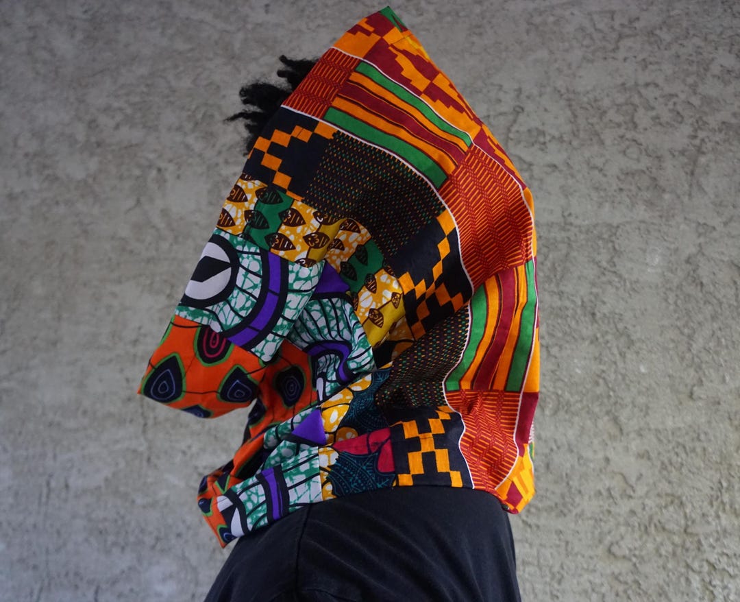 Infinity Scarf, African Print Scarf, Patchwork Scarf, Scarves, African ...