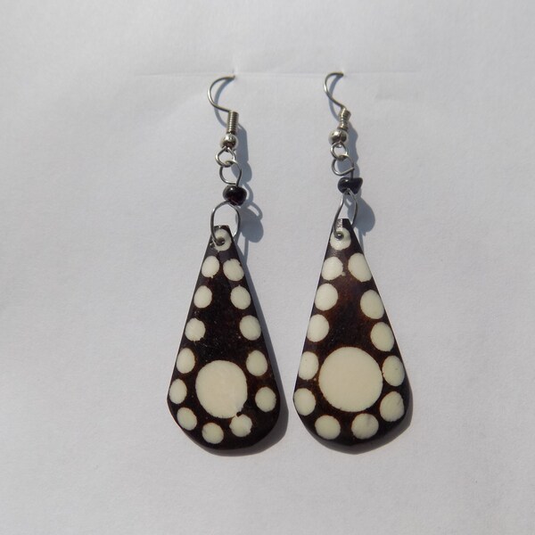 Bone Earrings - Etsy