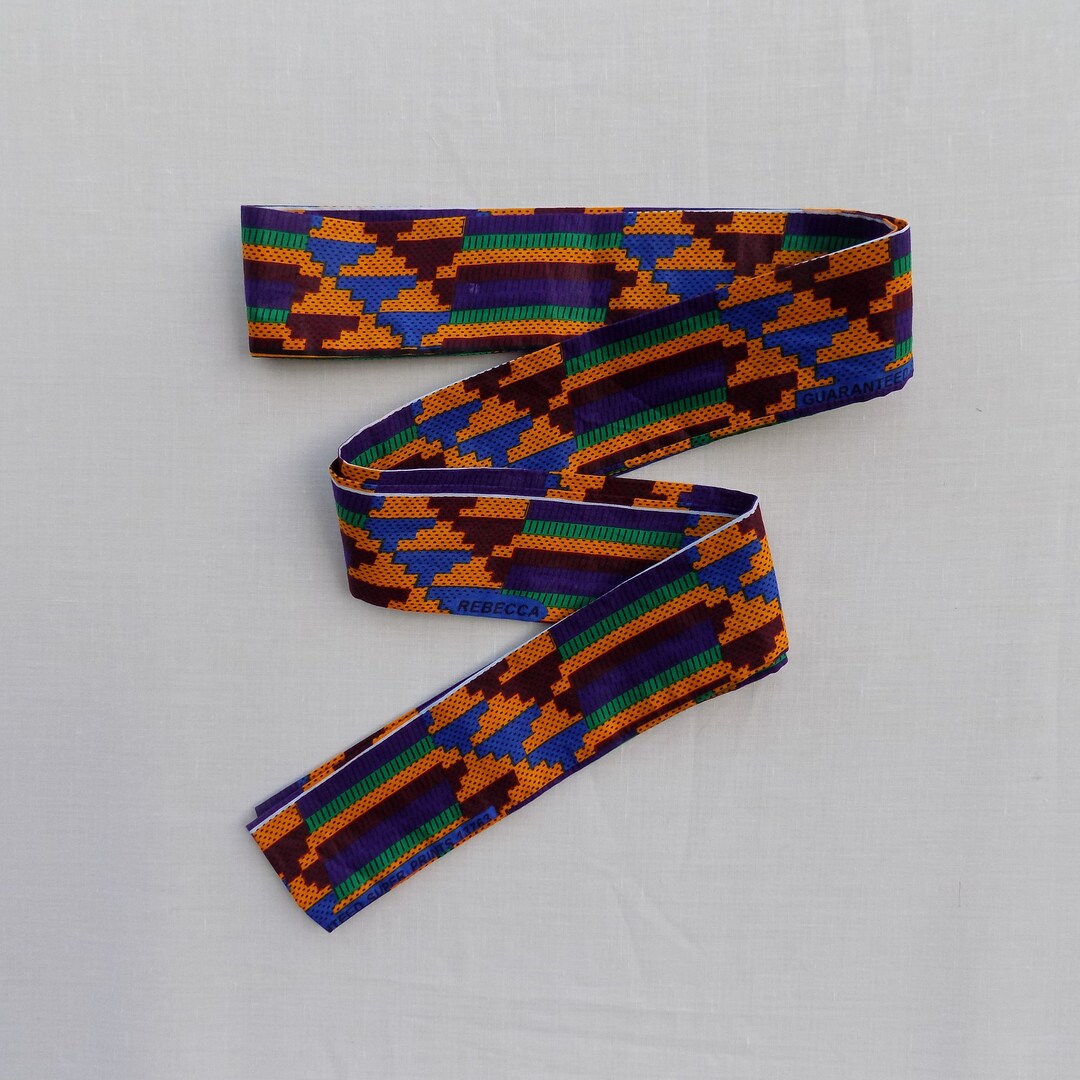 African Print Sash, Wax Print Sash, African Print Tie/belt - Etsy