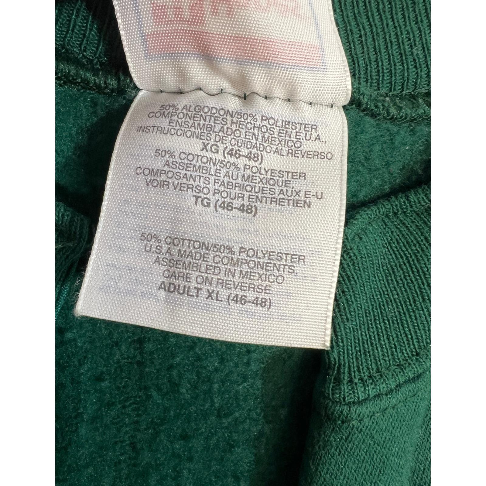 Vtg 90s Hanes Handmade Green Snowman Patchwork Adult XL Ugly Christmas ...