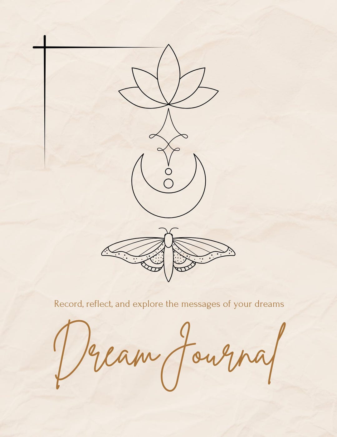 Printable Dream Journal: Dream Log & Symbol Guide (PDF) - Etsy