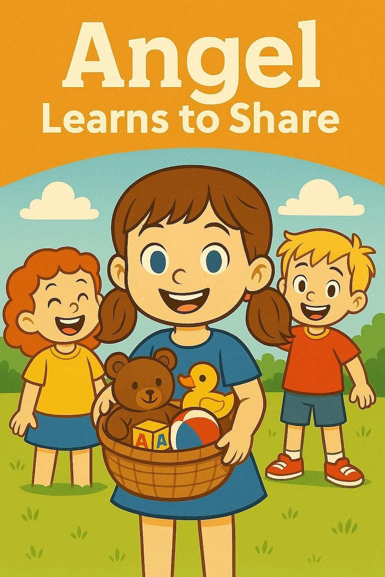 Children's Book About Sharing - Angel Learns to Share - Digital ...