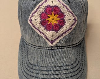 Granny Square Otto Trucker Hat - Etsy